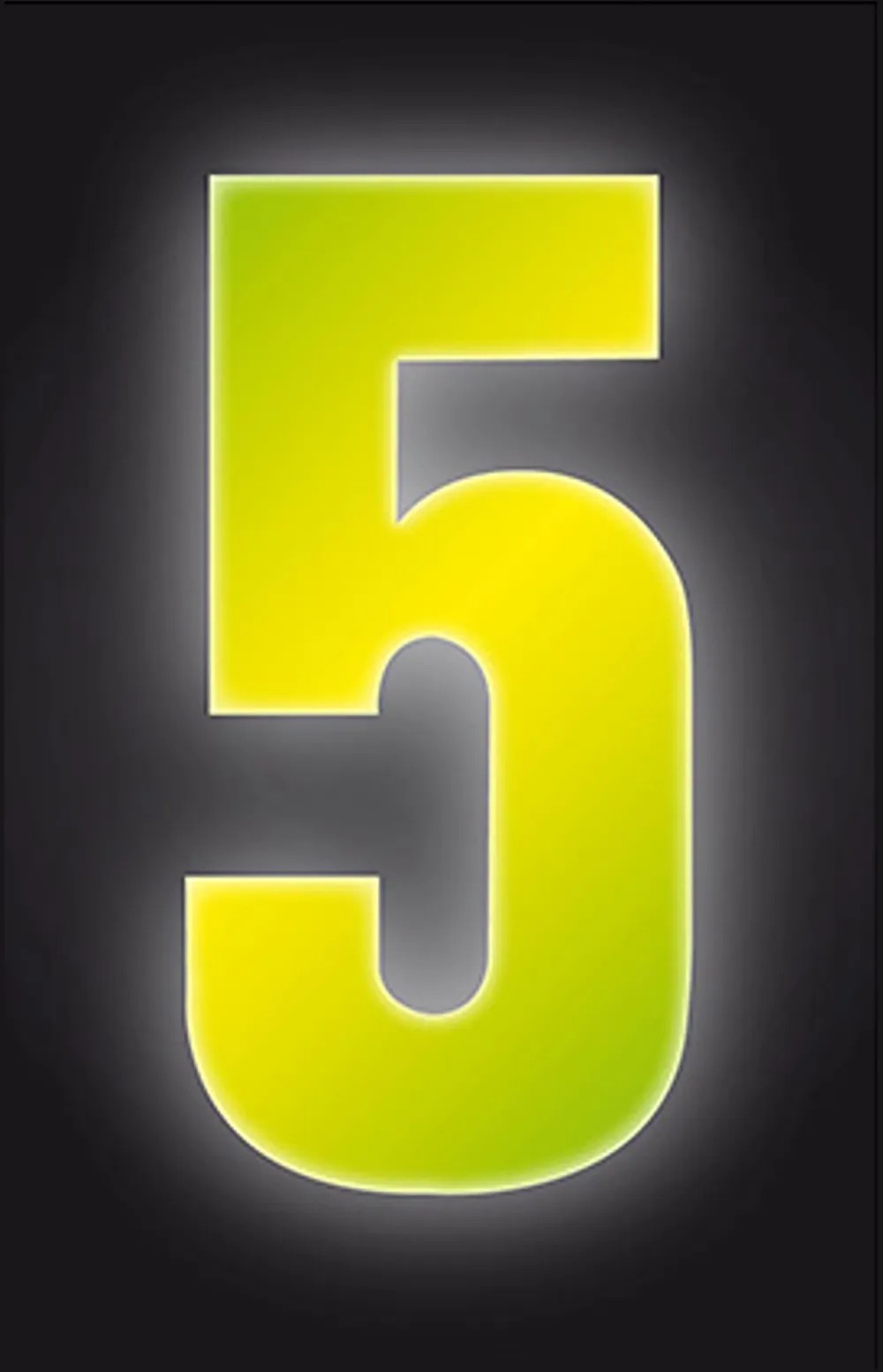 Conacord Reflexní domovní číslo 5, žluté, 8 cm koupit v OBI