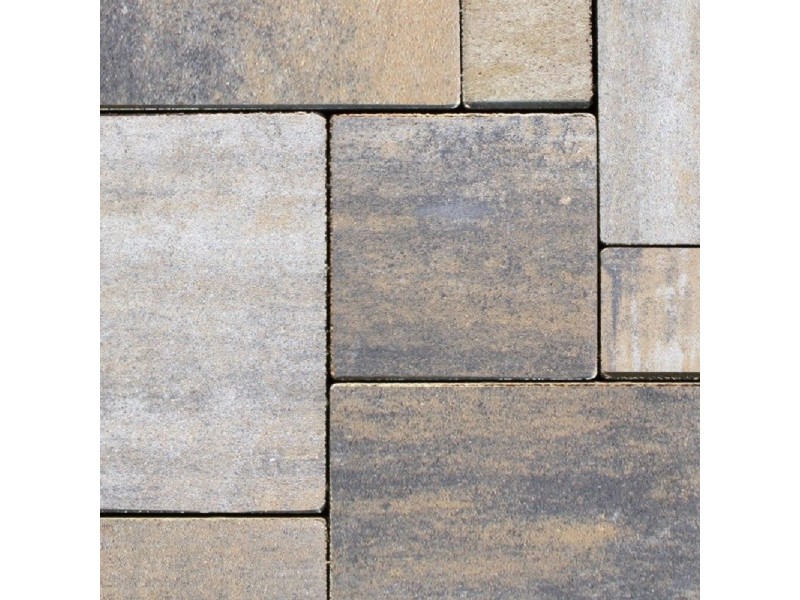 Semmelrock Dlažba CityTop Elegant kombi PaveLock, bíložlutočerná, 6 cm ...