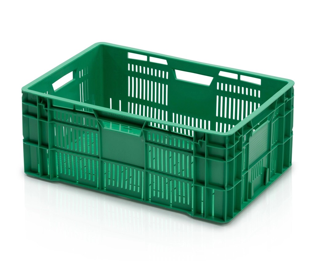 TBA Přepravka na ovoce a zeleninu, zelená, 60 x 40 x 24 cm nakoupit u OBI