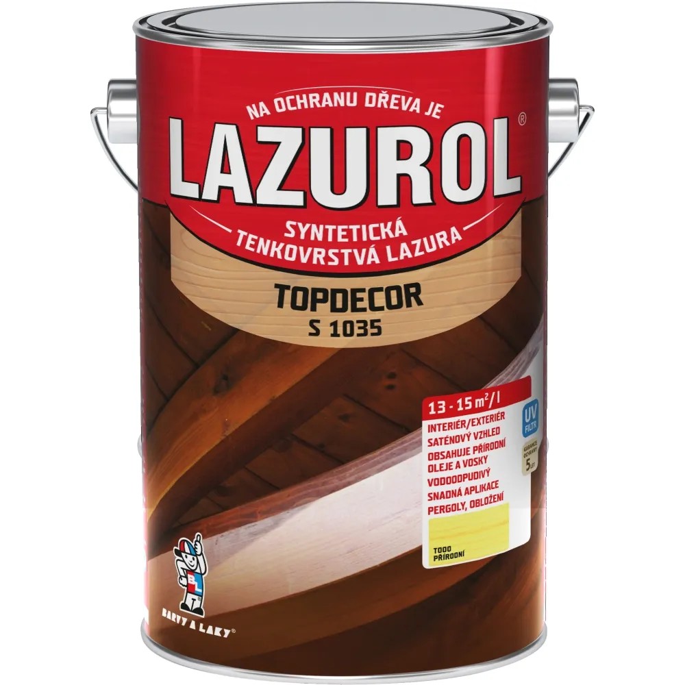 Lazurol Topdecor S1035 lazura teak 4,5 l