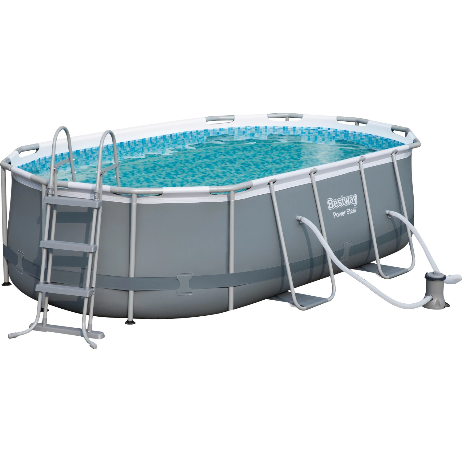 Bestway Bazén Steel Pro Max Frame Set (GS), šedá, 427 x 250 x 100 cm ...