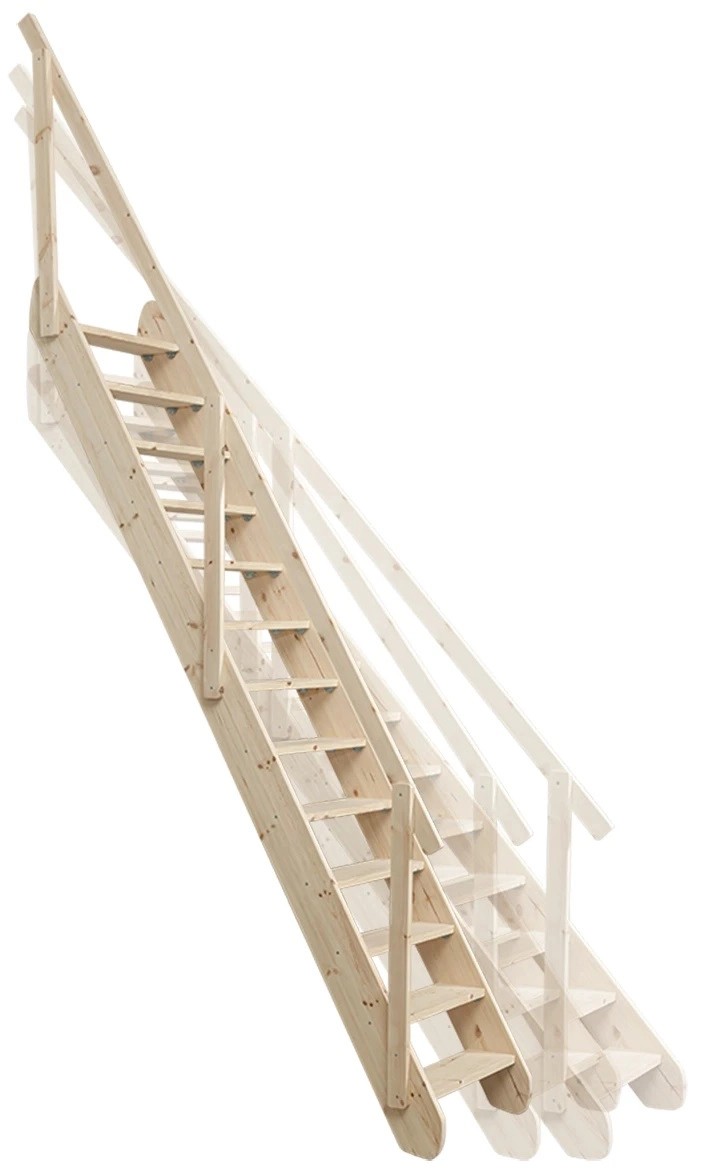 EGIBI Mlynářské schody FLEXI borovice E STAIRS, 325 x 60 cm nakoupit u OBI