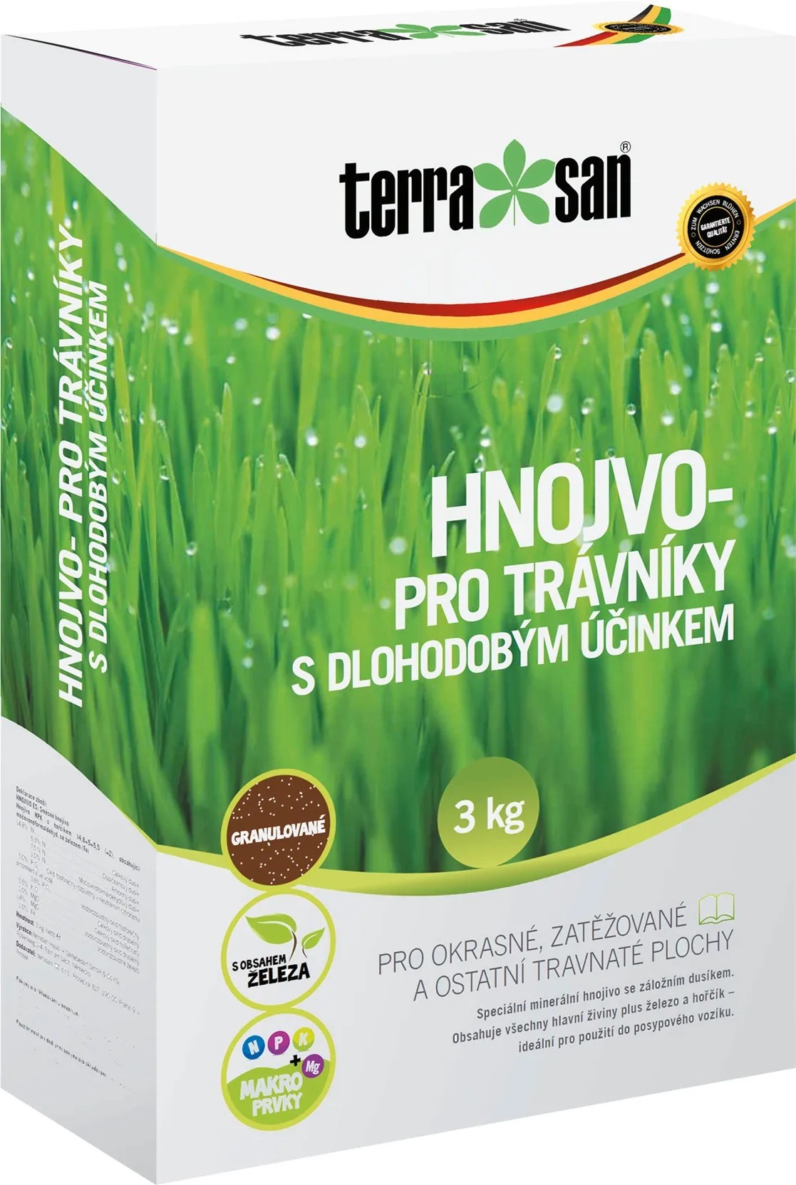 Terrasan Hnojivo pro trávníky dlouhodobé 3 kg