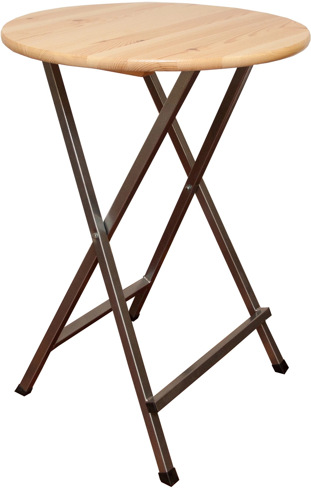 BUCIN MOB Skládací barový stolek z masivního borového dřeva pr. 78 x ...