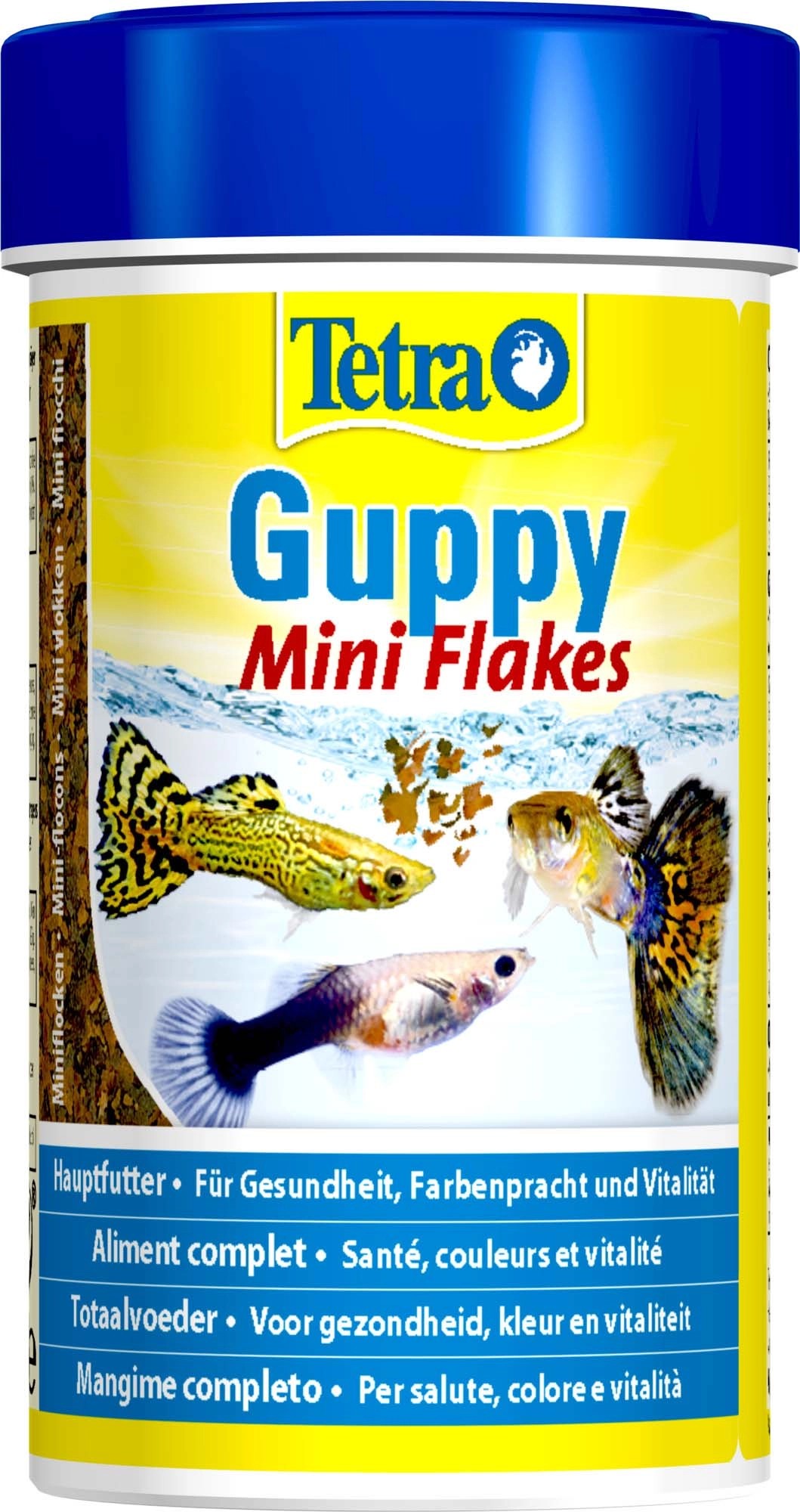 Tetra Krmivo pro paví očka, halančíky a ost. živorodky Guppy Mini ...