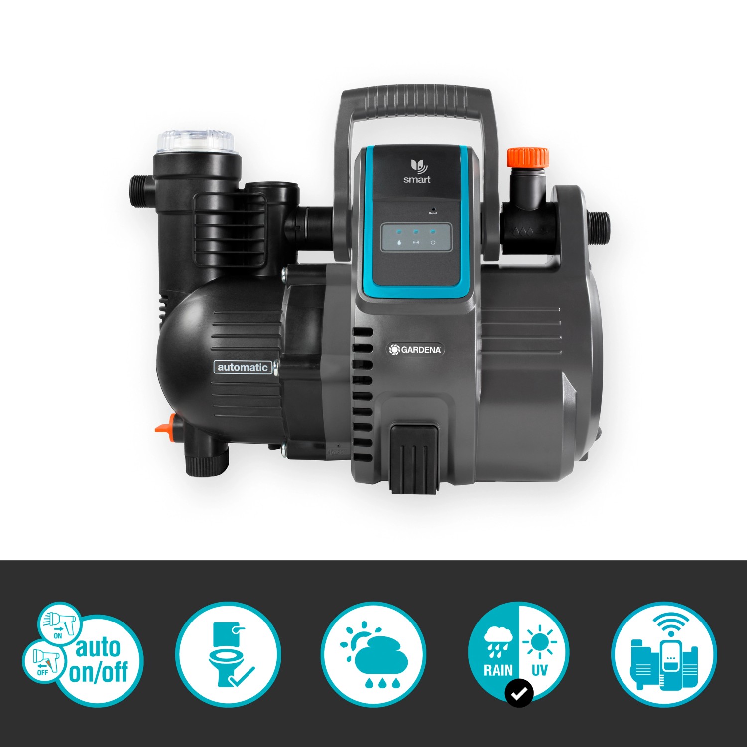 Gardena Domácí aut. vodárna smart Pressure Pump ovládání přes aplikaci ...