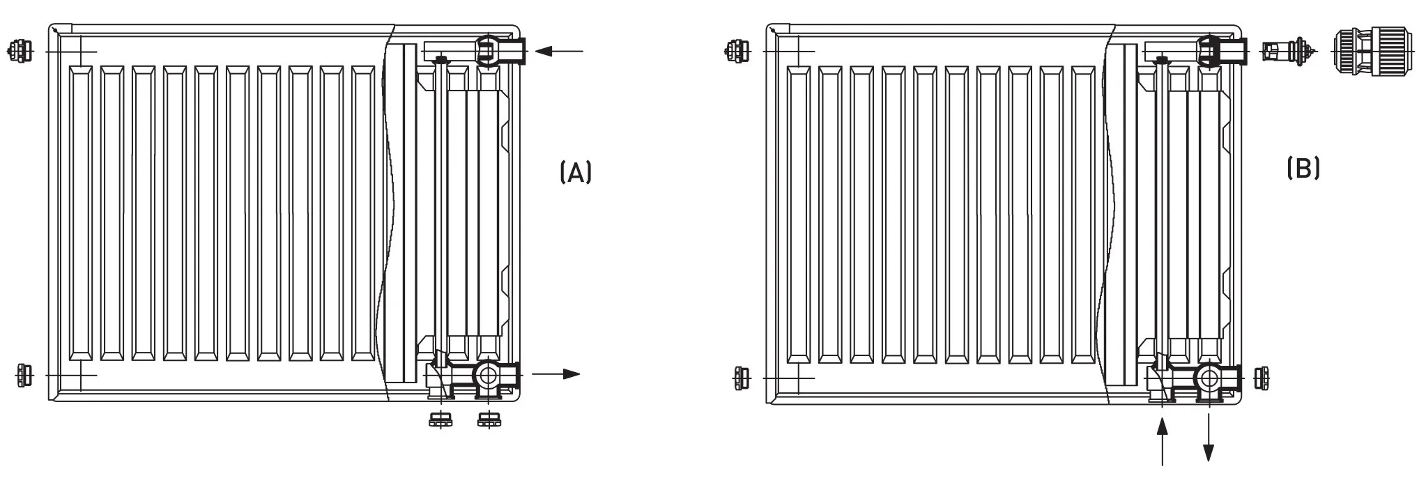 OBI Deskový radiátor typ 22, 831 W, 60 x 50 cm nakoupit u OBI