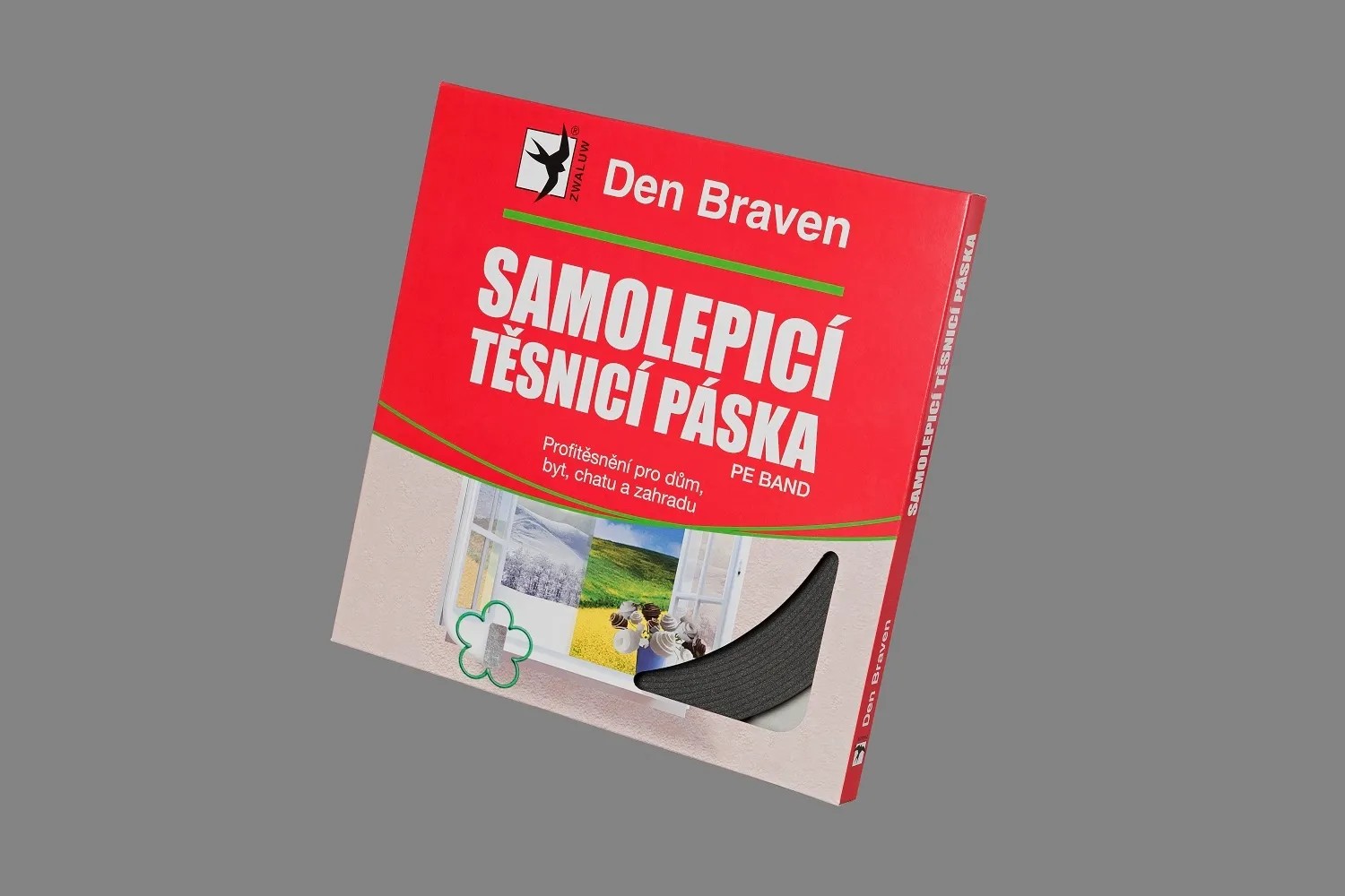 Den Braven Samolepicí těsnicí páska do oken a dveří bílá 9 x 2 mm, 20 m