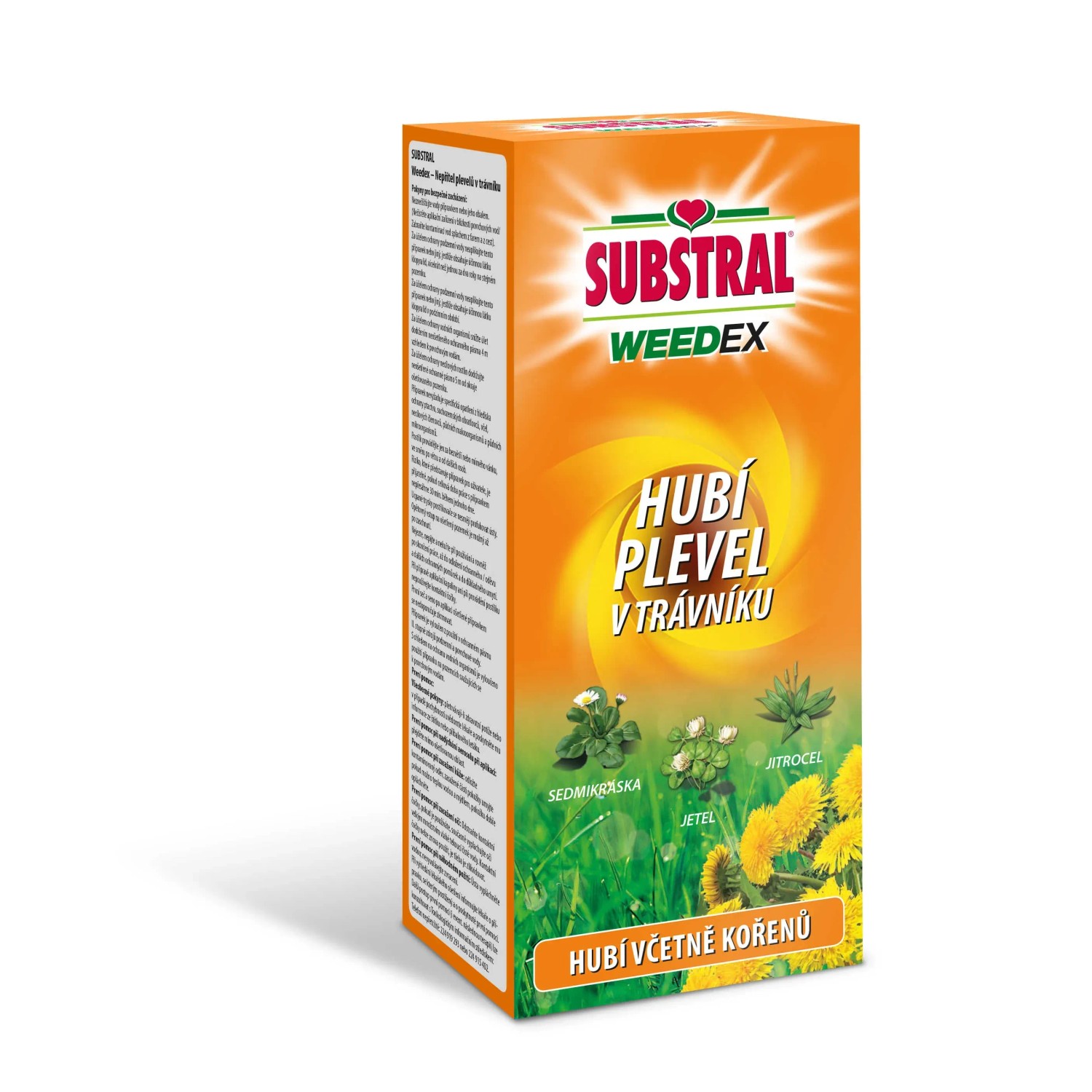 SUBSTRAL Weedex hubí plevel v trávníku koncentrát 500 ml