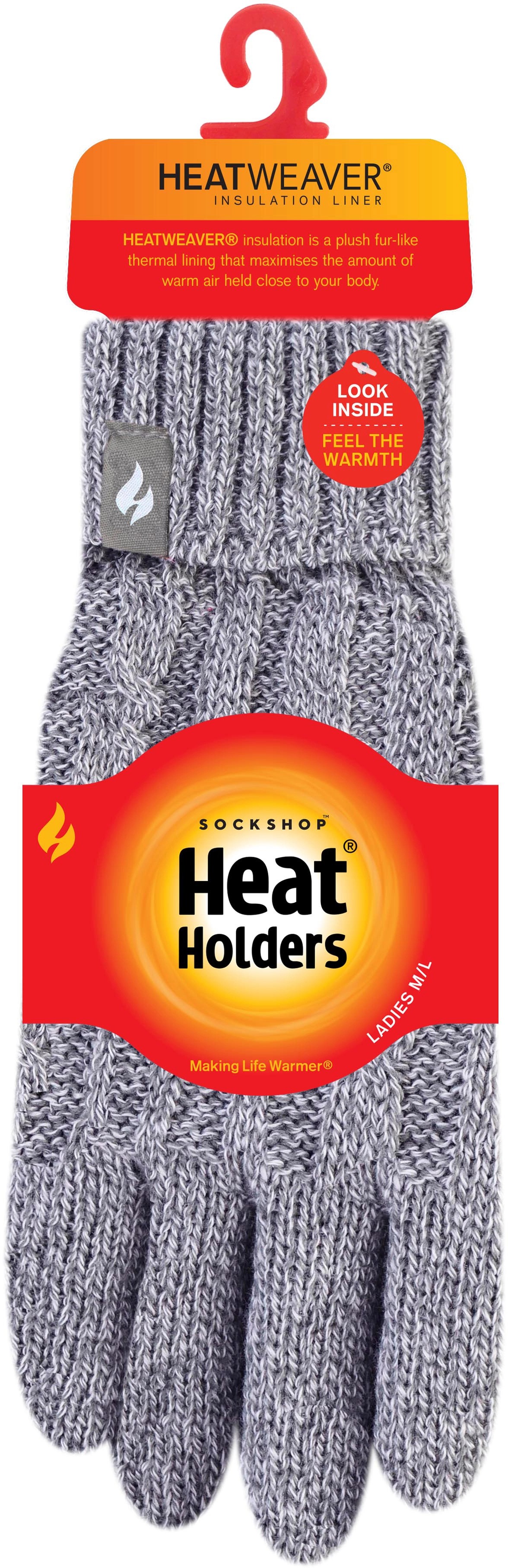 Heat Holders Dámské termo rukavice, světle šedá, M/L nakoupit u OBI