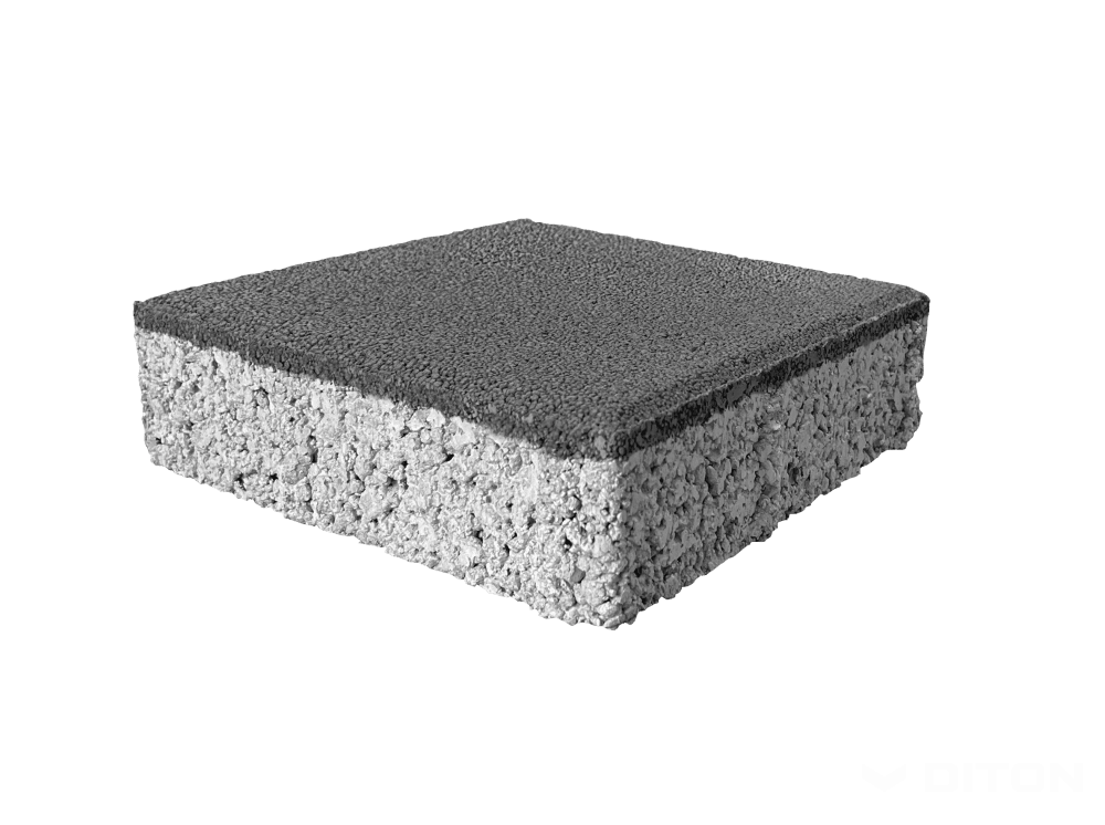 DITON Zámková dlažba Kostka AQUAPORE 6, černá, 20 x 20 x 6 cm nakoupit ...