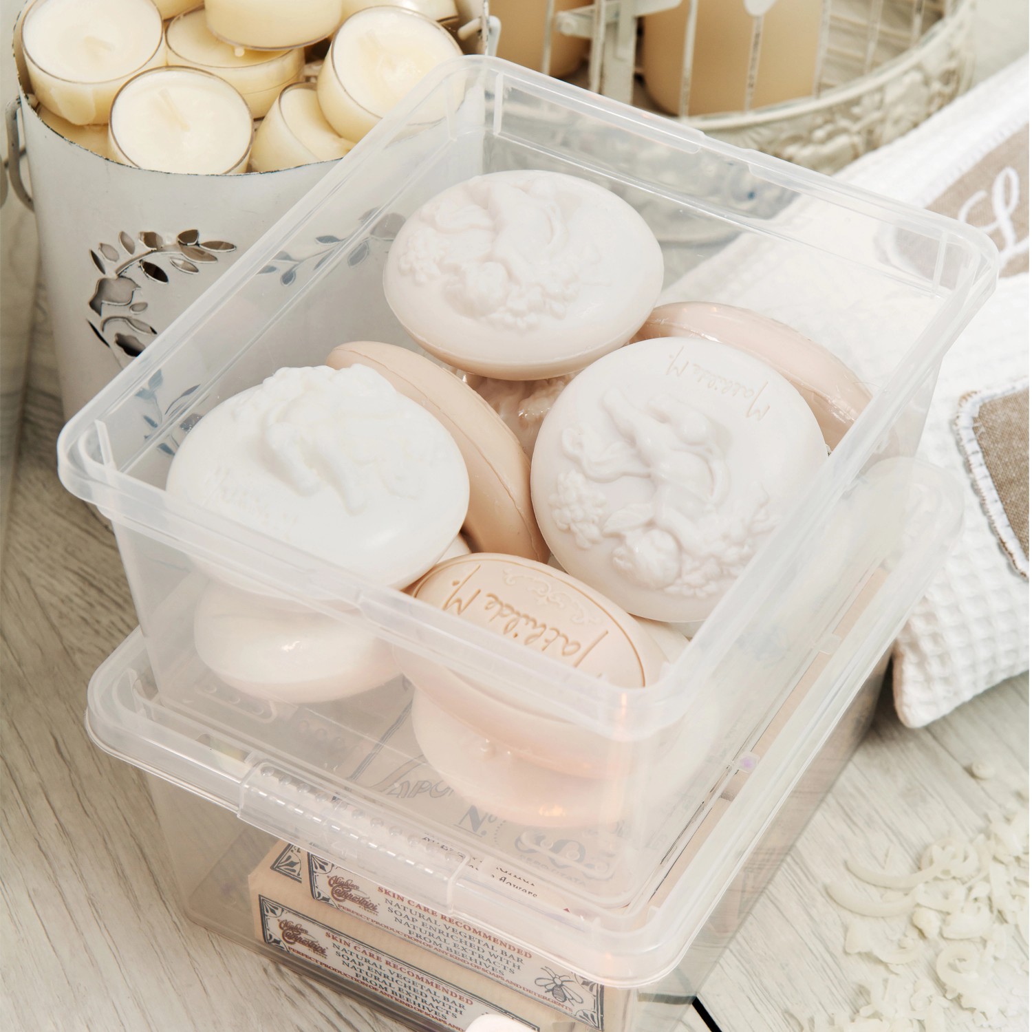 OBI Víko pro univerzální box Santos Oversize, transparentní, 79 x 59 cm ...