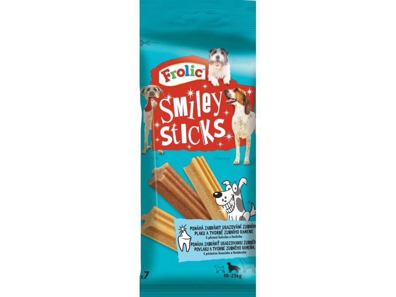 Frolic Pamlsek pro psy Smiley Sticks 175 g nakoupit u OBI