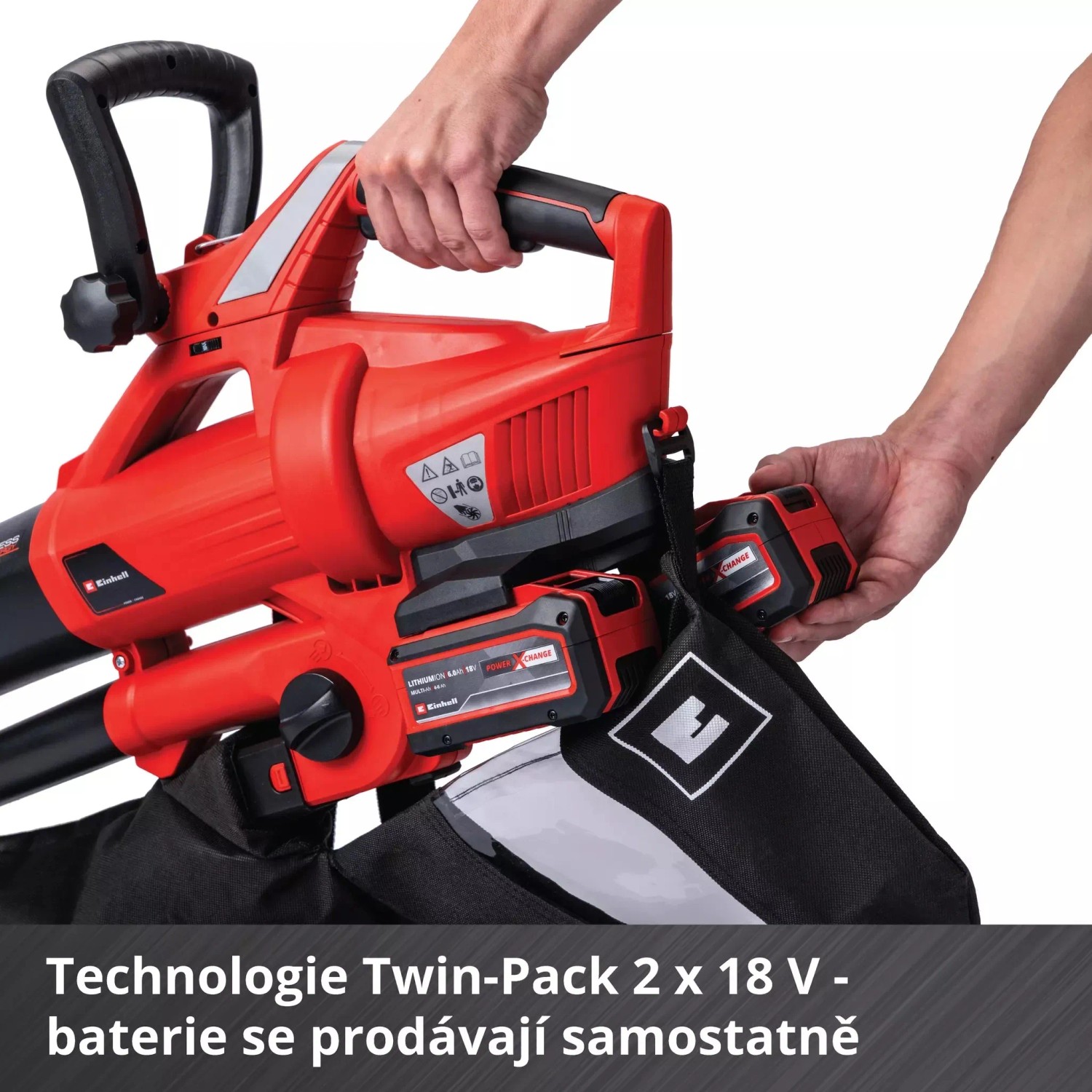 Einhell Power X-Change Aku vysavač a foukač listí GE-CL 36 Li E-Solo ...