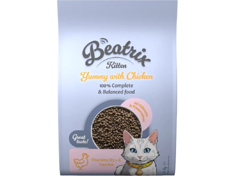 Beatrix Krmivo pro kočky Kitten s kuřecím, 1,4 kg nakoupit u OBI