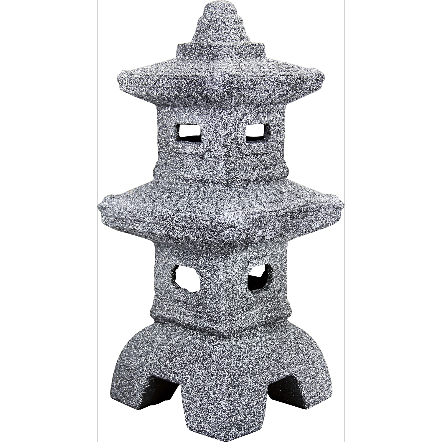 Dekorační pagoda 21 cm x 21 cm x 46 cm