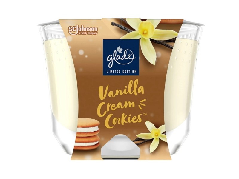 Glade Vonní svíčka Vanilla Cream Cookies MAXI 204 g nakoupit u OBI