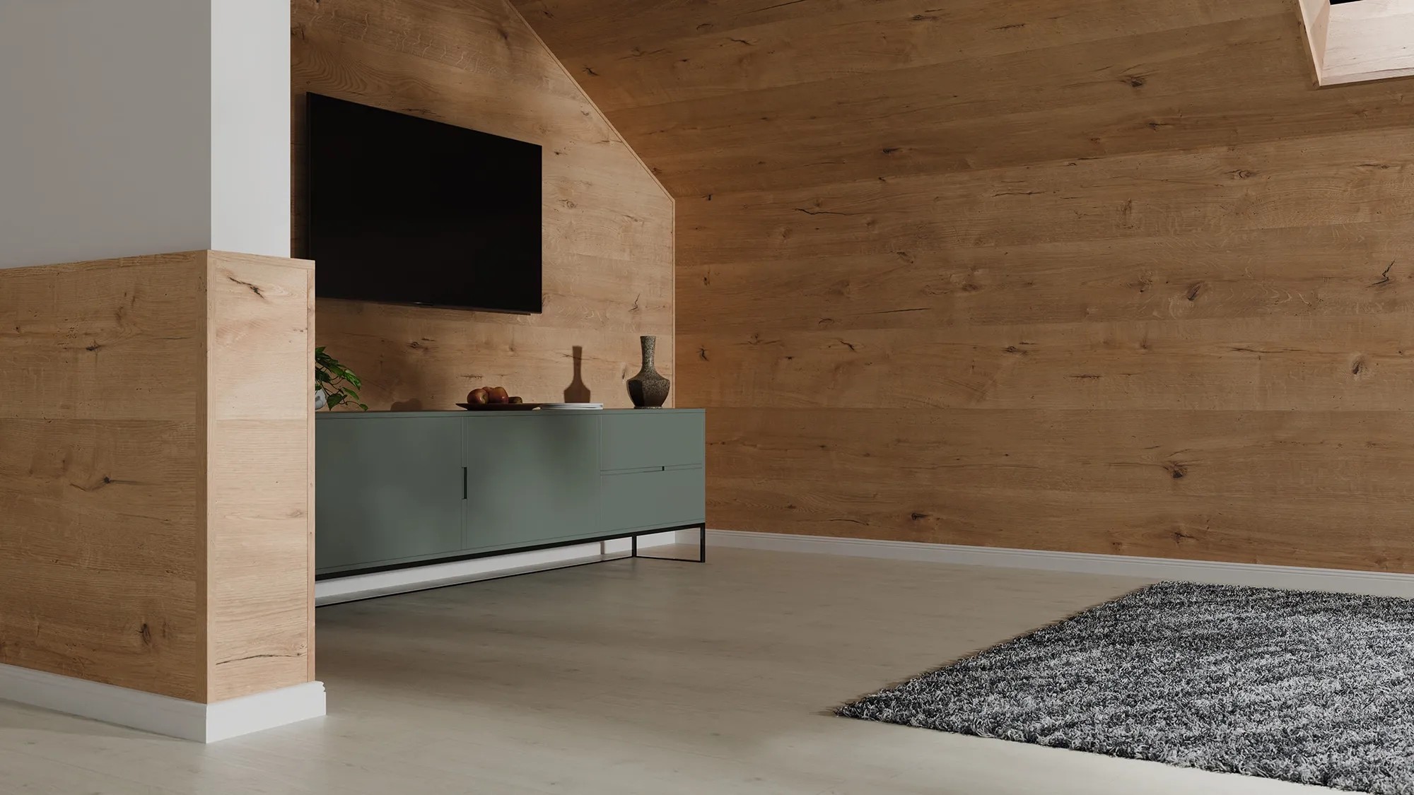 Egger Skládací lišta pro stěnový panel DecoWall FL008 dub Loveland 2,4 m