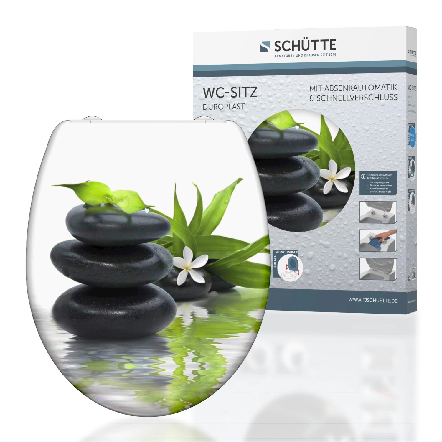 Eisl WC sedátko Jasmin duroplast s automatickým sklápěním a ...