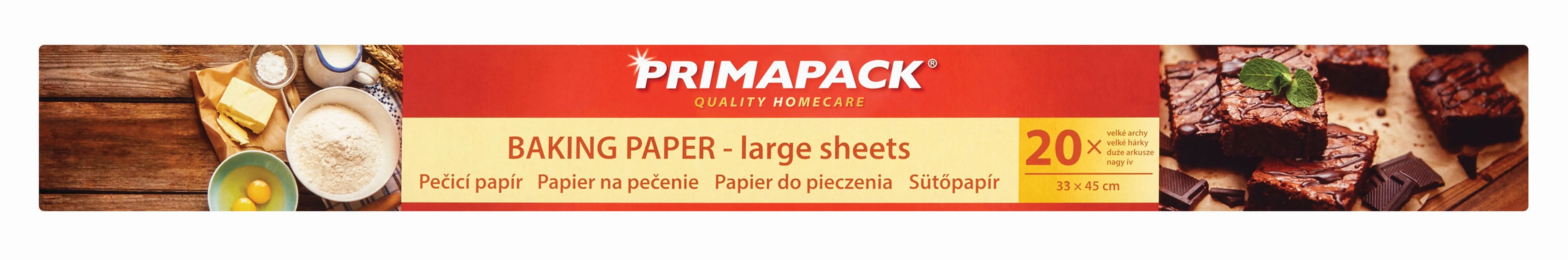 PrimaPack Pečící papír velké archy, 20 ks koupit v OBI