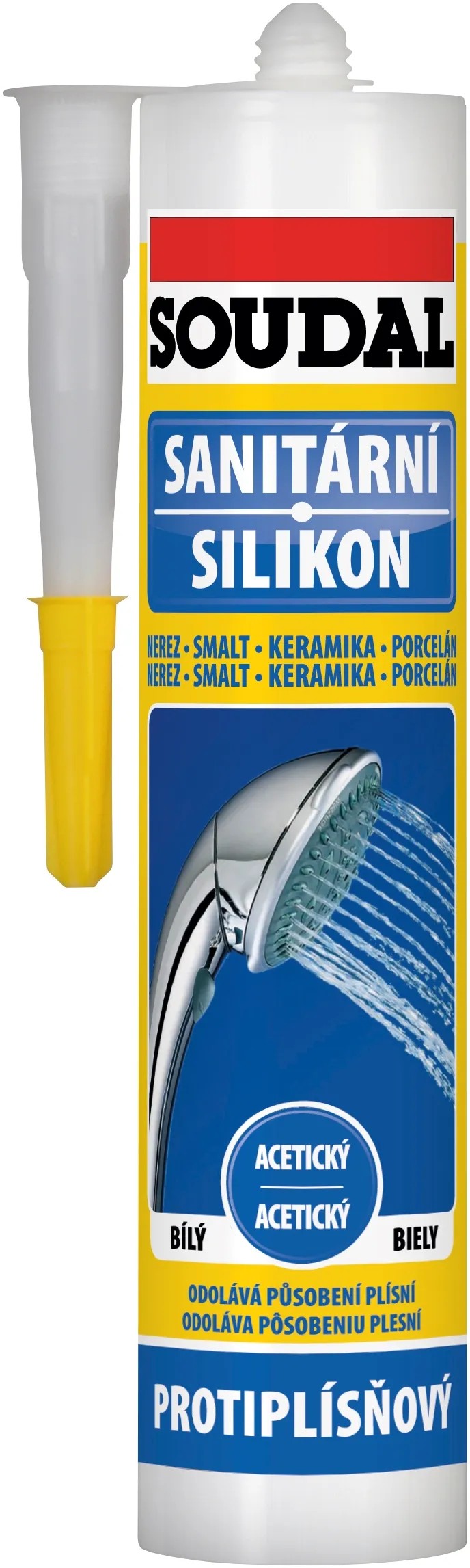 Soudal Sanitární silikon transparentní 280 ml nakoupit u OBI