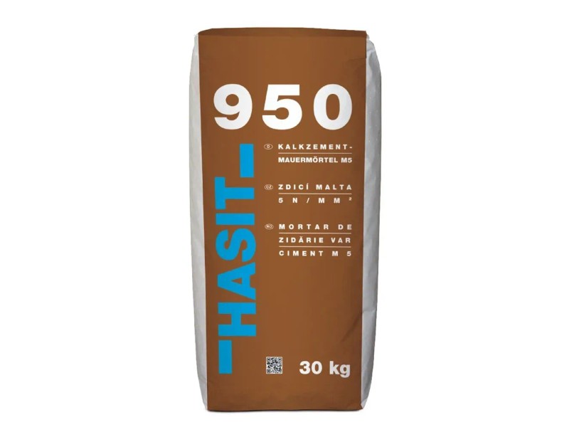 HASIT 950 Zdicí malta 5 N/mm2, zrnitost 0-4 mm, 30 kg
