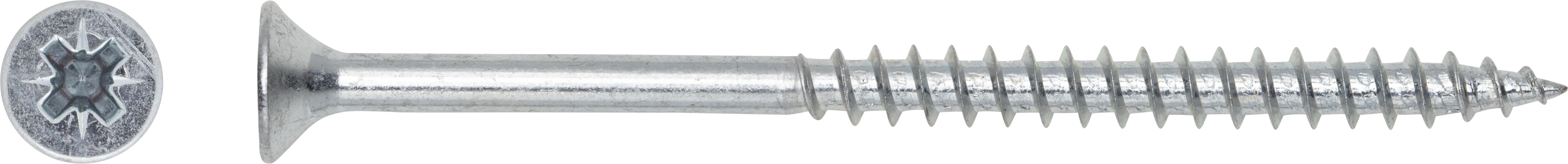 Uni vrut se zápustnou hlavou TX30 částečný závit bíle pozink. 6x50 mm, 6 ks nakoupit u OBI