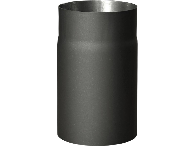 Roura kouřová silnostěnná černá, pr. 160 mm, délka 25 cm