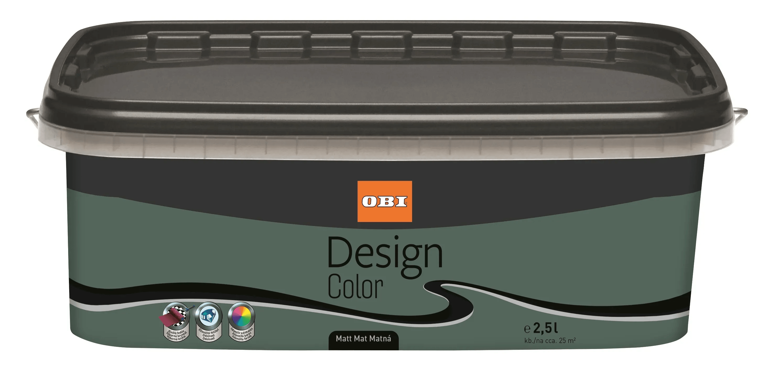 OBI Interiérová barva Design Color matná Eukalyptus 2,5 l nakoupit u OBI