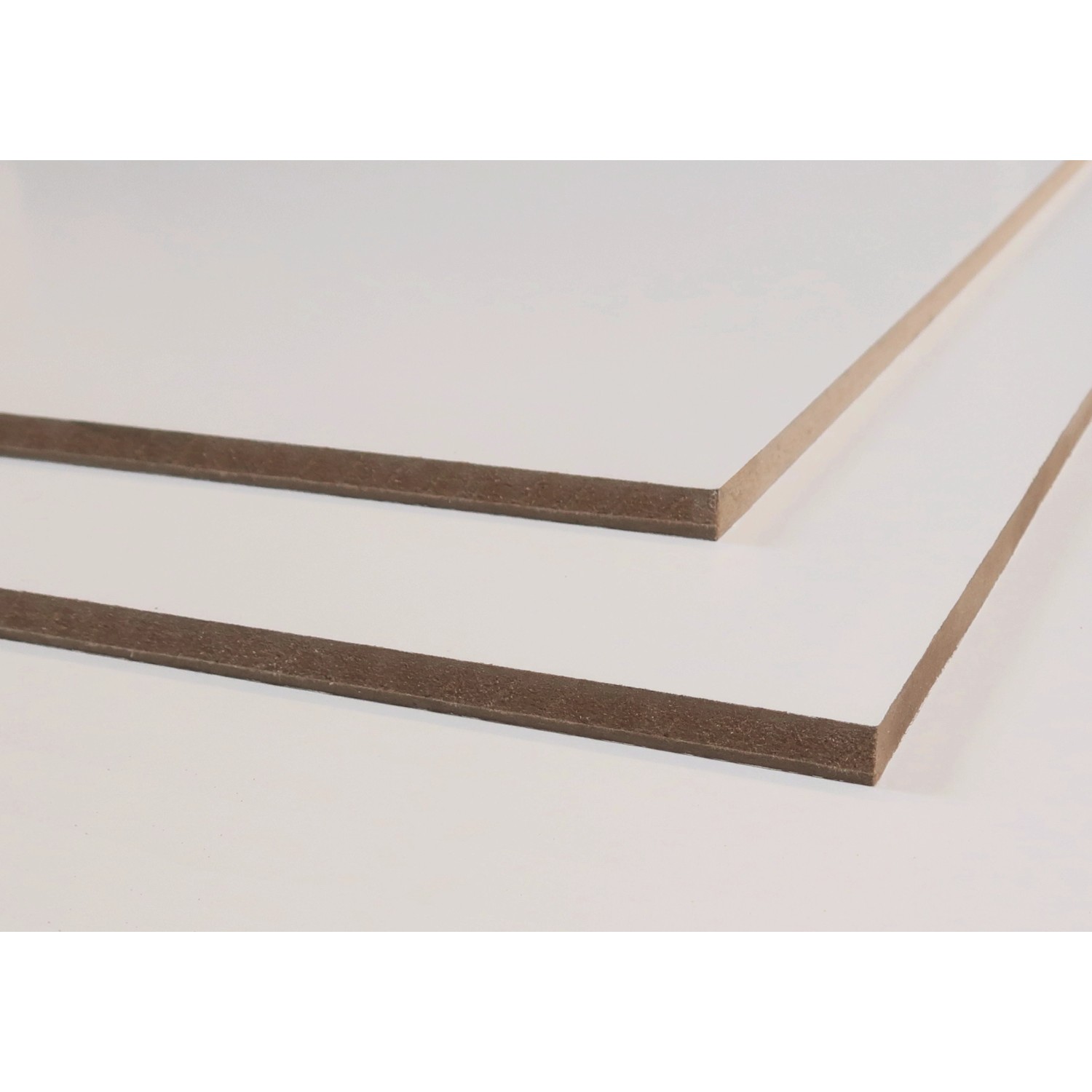 Lamino DTDL Egger W980 SM platinově bílá, tloušťka 10 mm - metráž ...