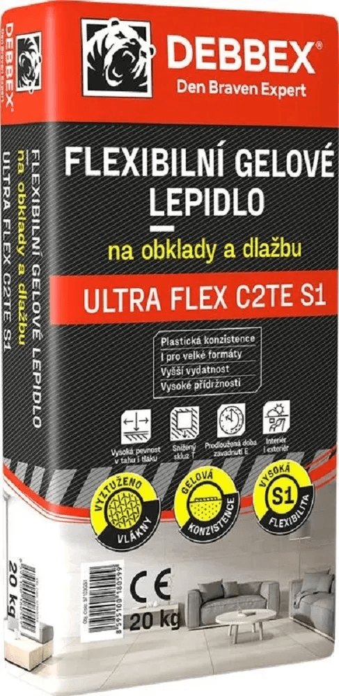 Den Braven Flexibilní gelové lepidlo na obklady a dlažbu ULTRA FLEX ...
