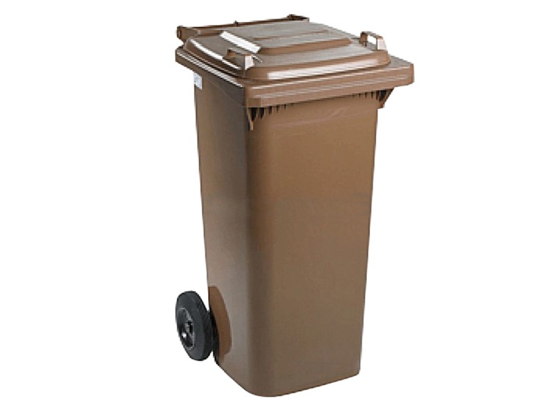 Popelnice plastová 120 l, hnědá nakoupit u OBI