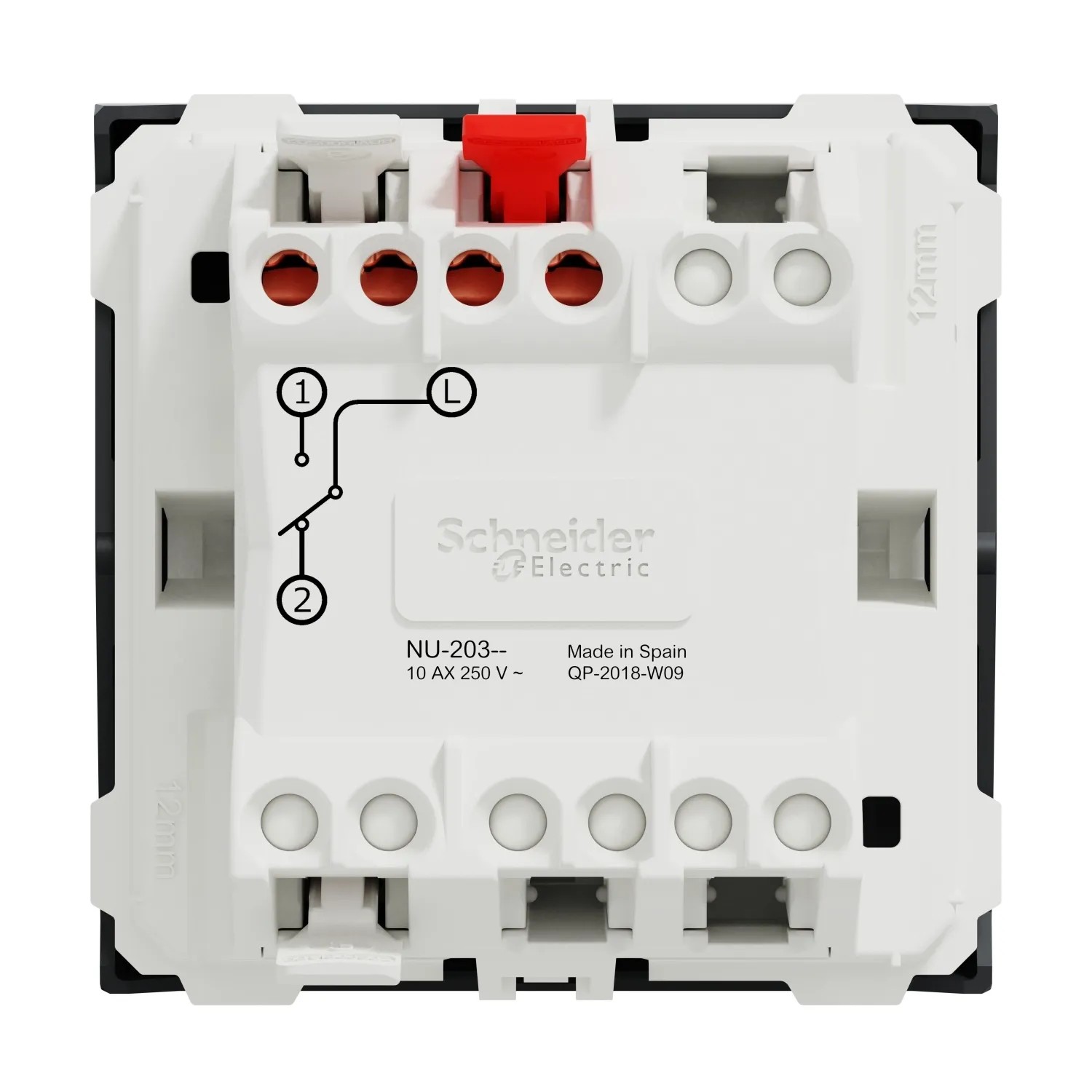 Schneider Electric Vypínač střídavý Unica (Ř.6), 2M, antracitová