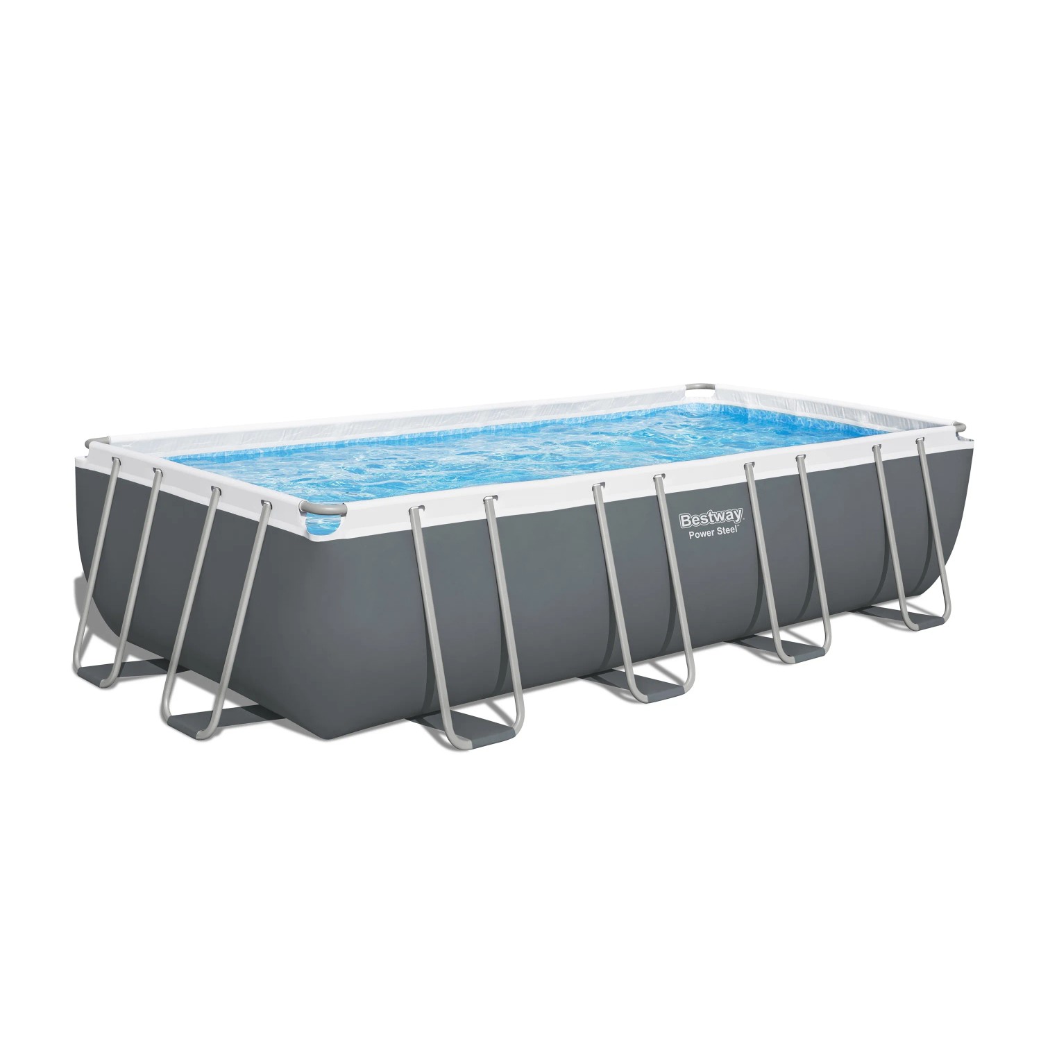 Bestway Bazén s ocelovým rámem Power Steel obdélníkový, 122 x 274 x 549 cm