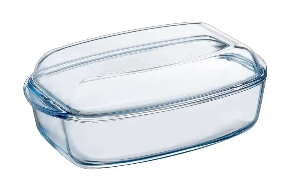 Pyrex Hranatý skleněný pekáč s víkem, 6,7l nakoupit u OBI