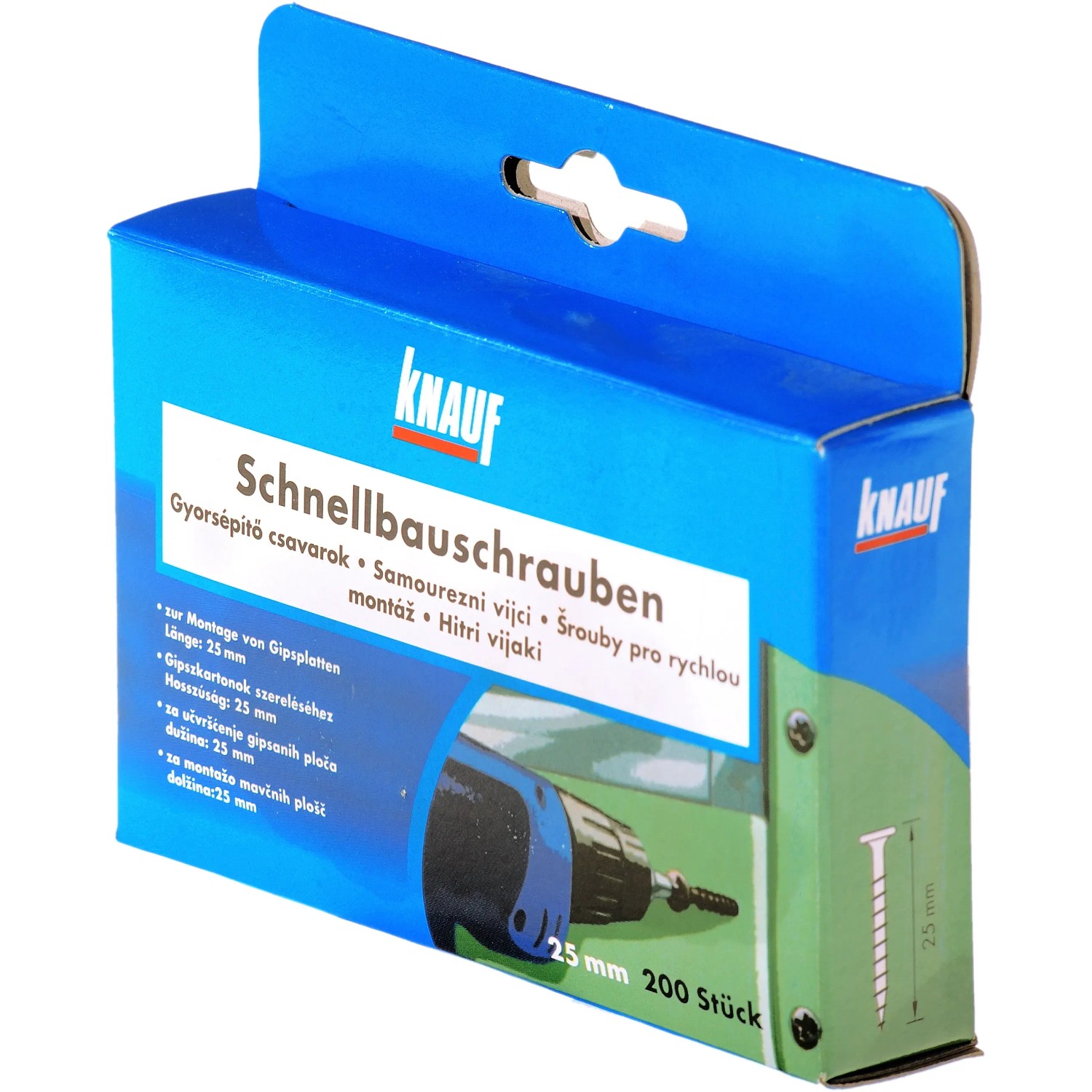 Knauf Šrouby stavební na sádrokarton TN 25 mm, 200 ks