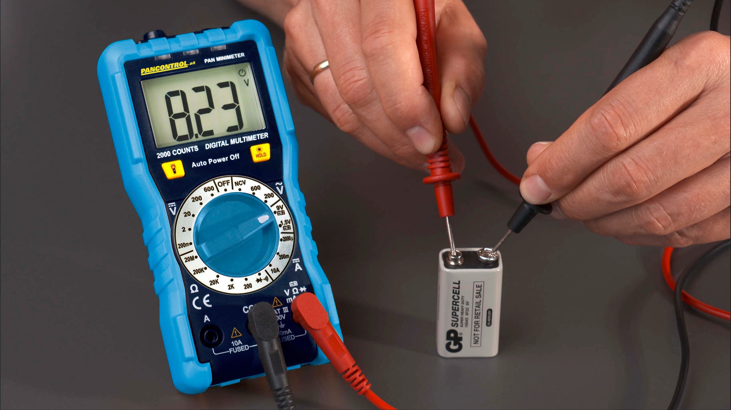 Pancontrol Kompaktní digitální multimetr PAN Minimeter CAT III 600V ...