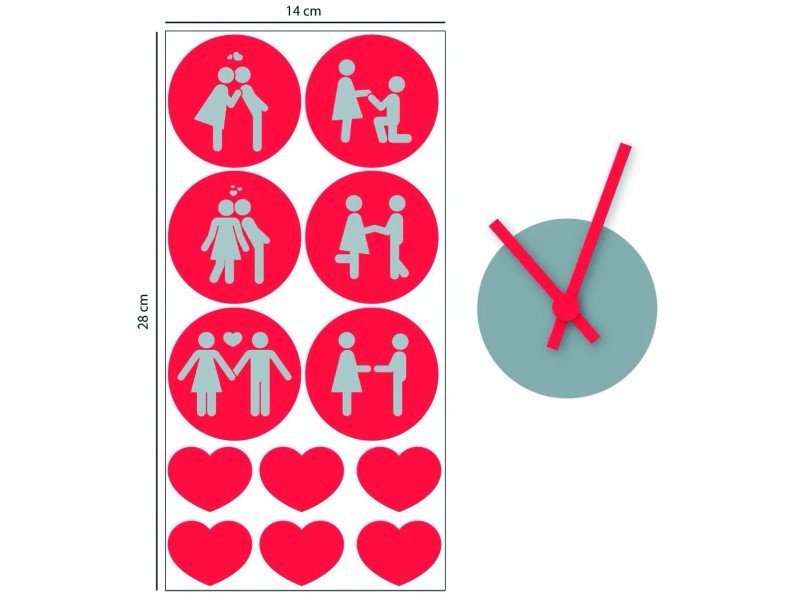 d-c-fix Dekorační nálepka Clock Love Signs nakoupit u OBI