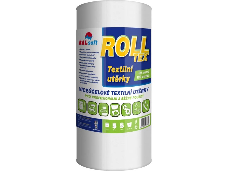 BALsoft Rolltex Textilní utěrky, 100 útržků, 39 m koupit v OBI