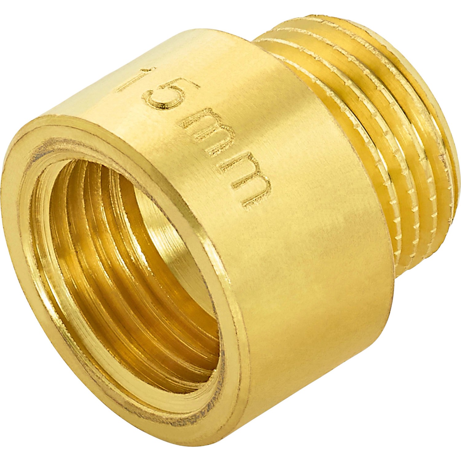 Prodloužení kohoutku 18,6 mm (Rp 1/2) x 21 mm (R 1/2) mosaz 15 mm ...