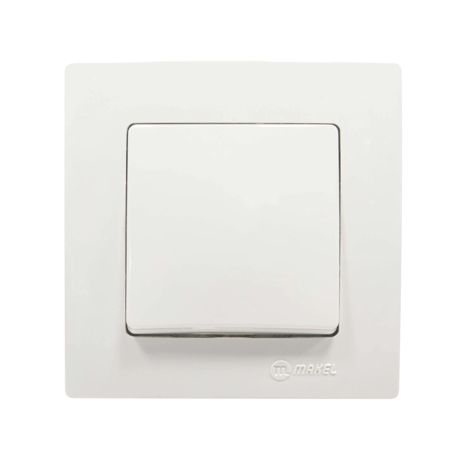 Makel Střídavý přepínač ř. 6 Lilium Kare, 10 AX - 250 V, bílý nakoupit u OBI