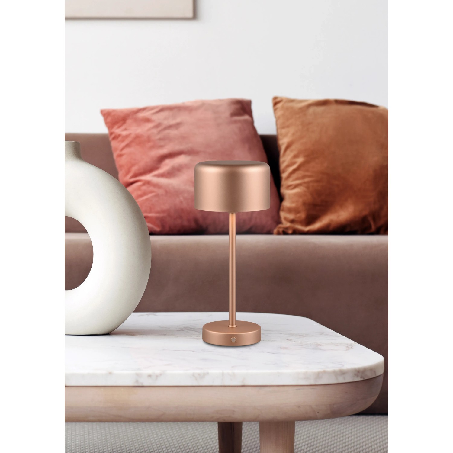 Reality LED stolní lampa JEFF Coffee 15 W 120 lm 3000 K pr. 12,6 x 30 cm