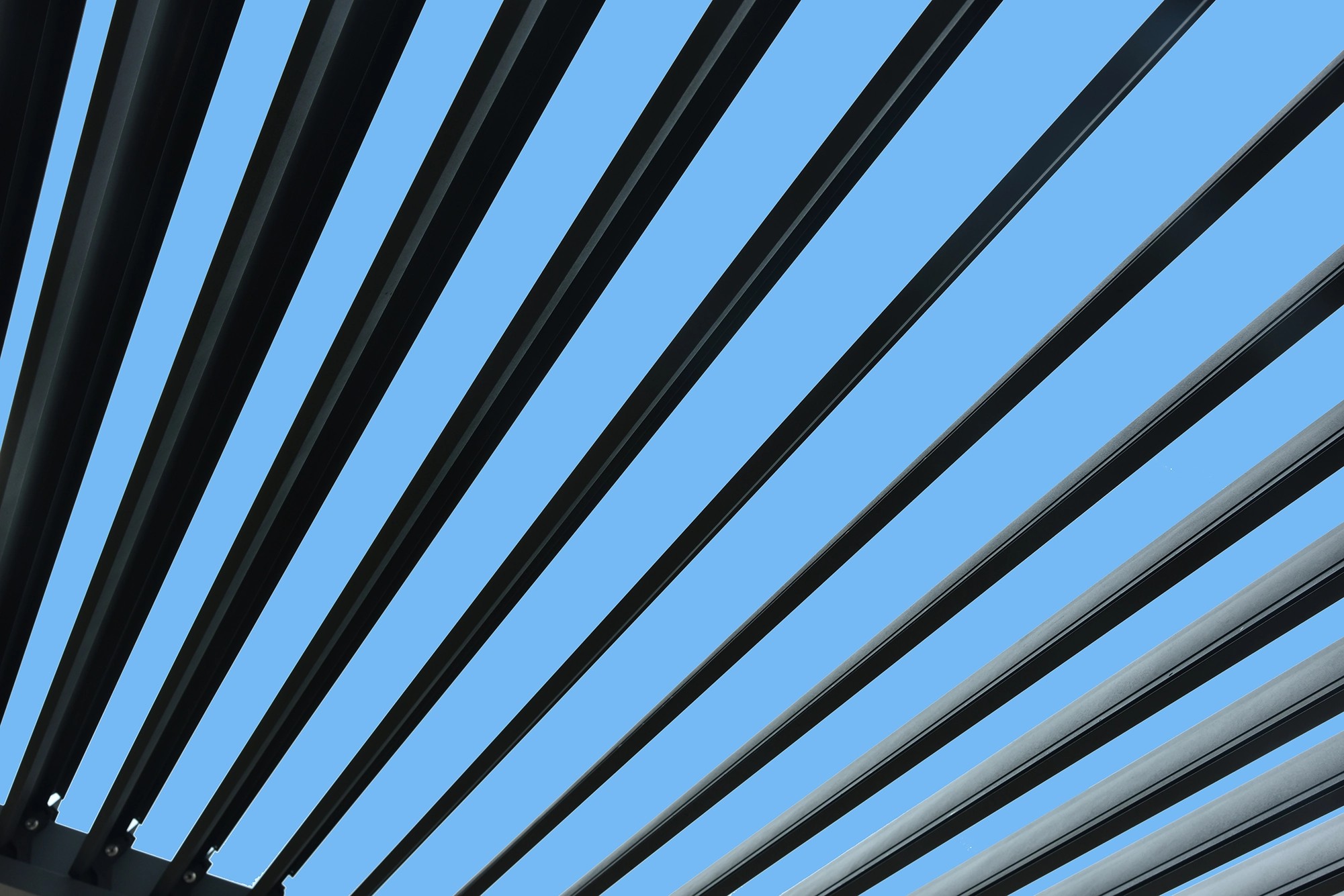 Floraworld Pergola, lamelová střecha, antracitová, 400 x 310 cm ...