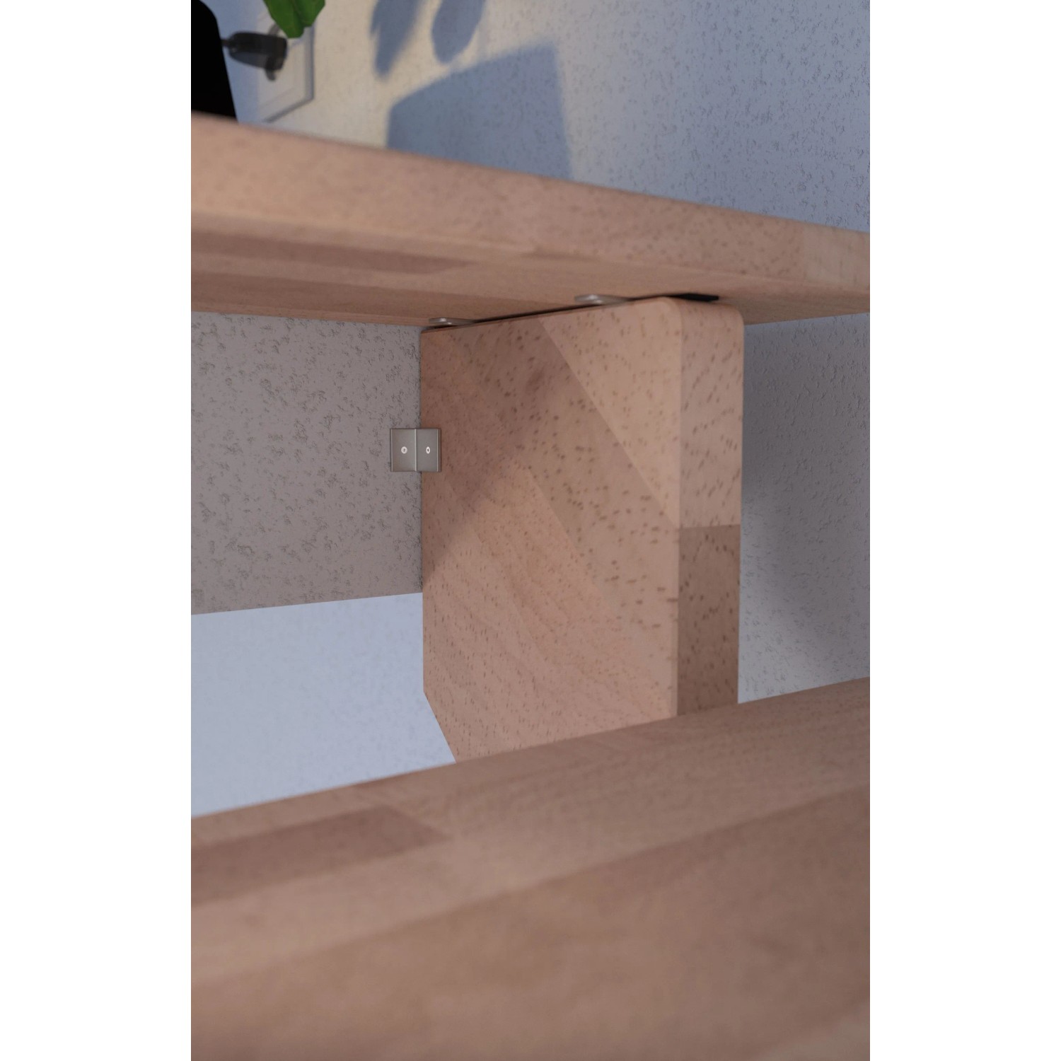 StarWood Schody Lindos Pro bukové rovné 100cm uzavřené dřev. nerez.bílé ...