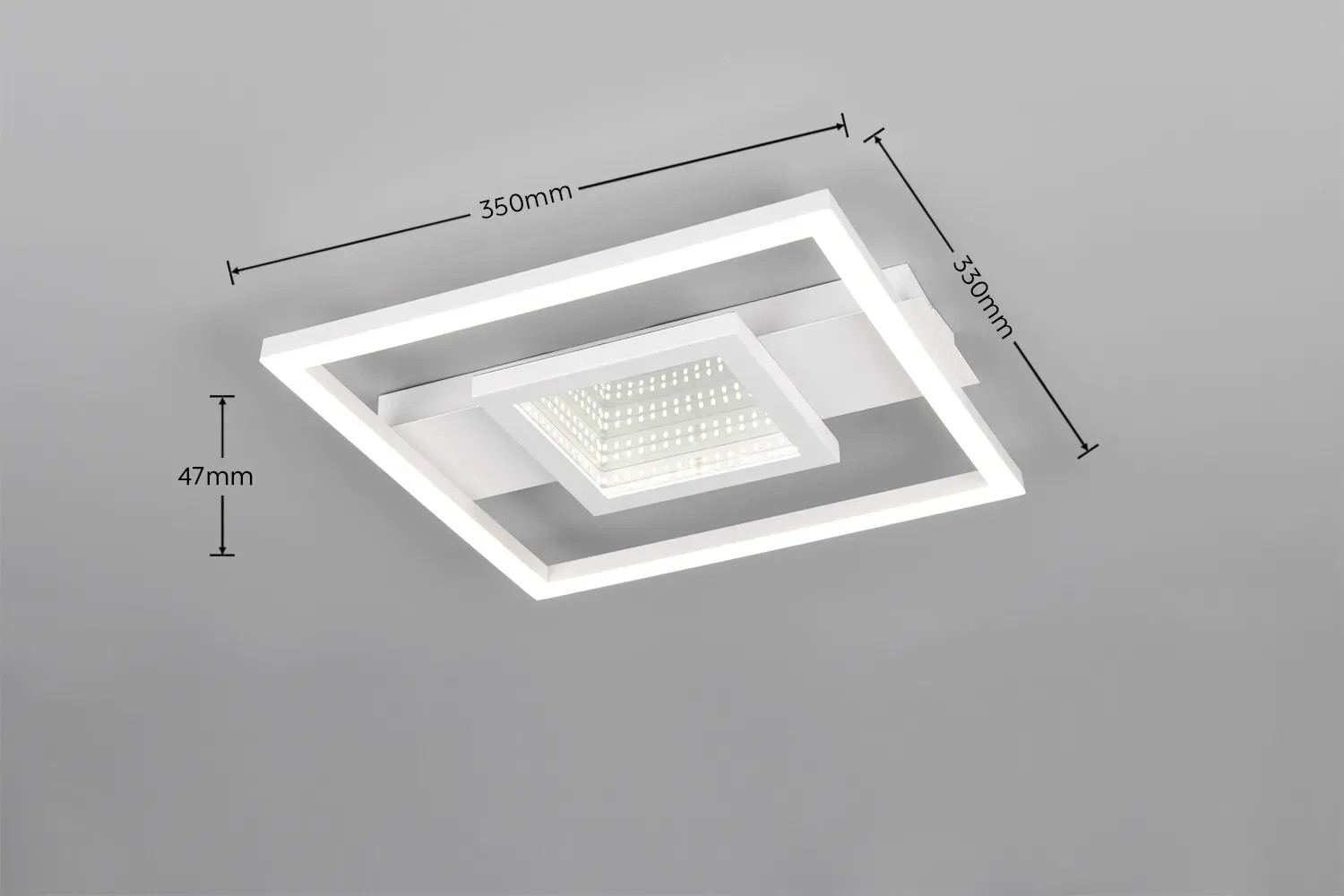 Reality Stropní LED svítidlo Wheeler 16W 2000lm 4000K matná bílá 35 x 33 cm