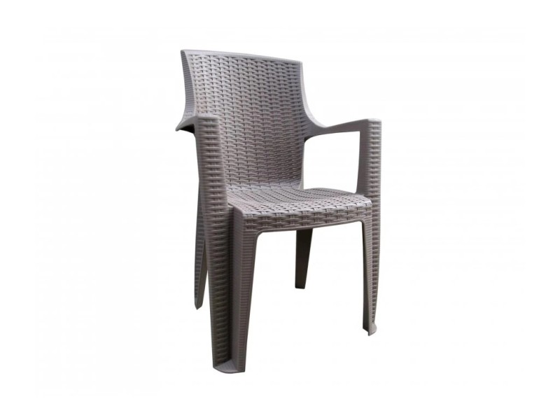 MEGA PLAST Zahradní křeslo AMELIA cappuccino 60 x 60 x 92,5 cm koupit v OBI