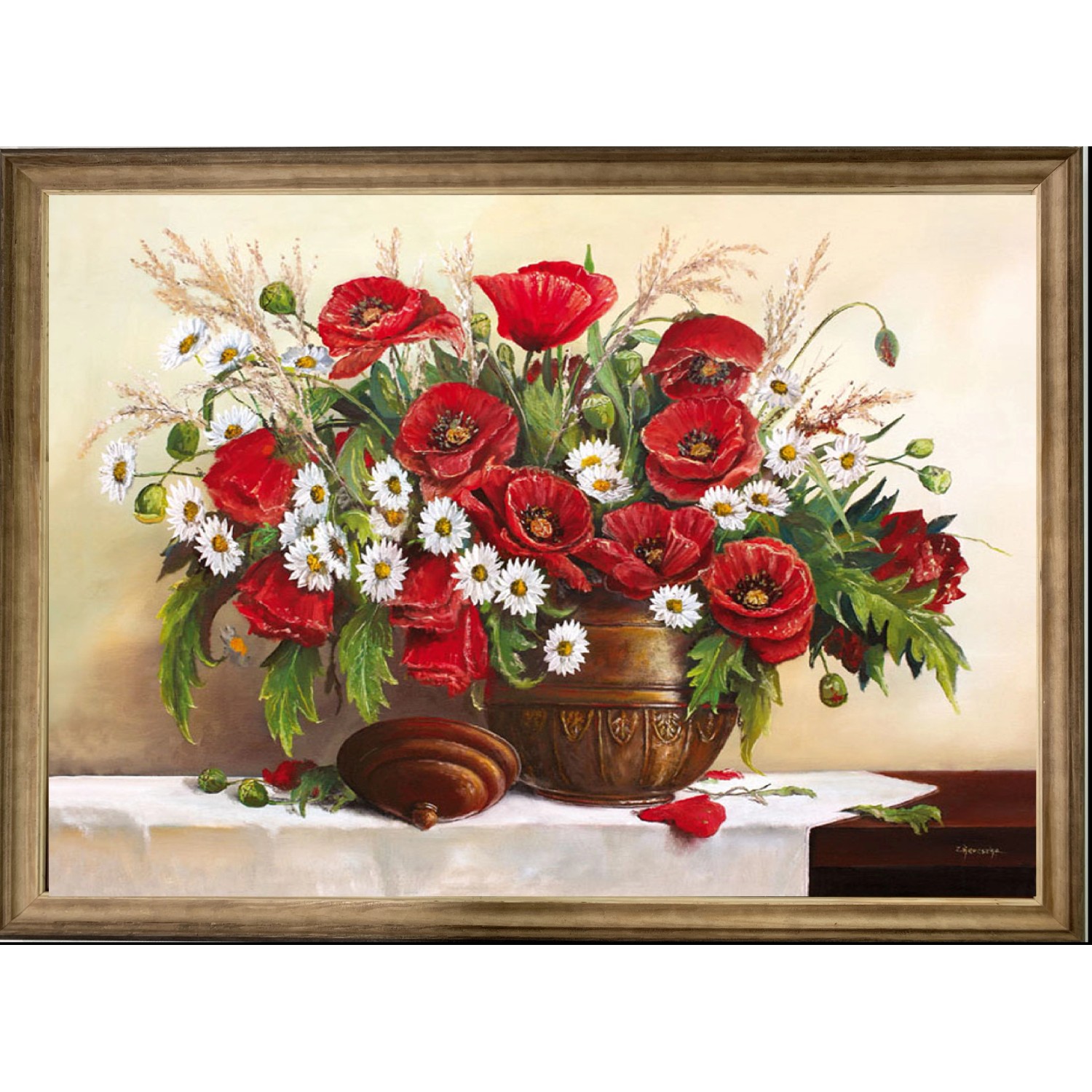 Bondecor Zarámovaný obraz Vlčí máky 54 x 74 cm nakoupit u OBI