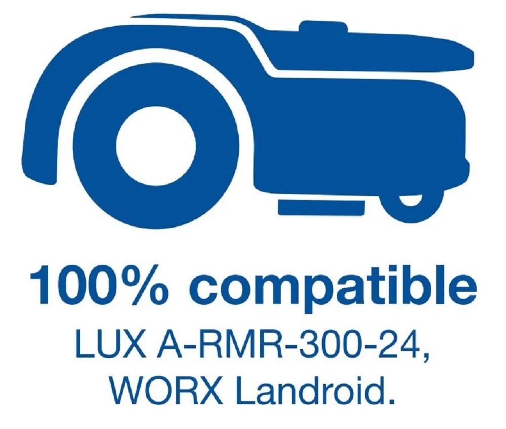 LUX-TOOLS Náhradní nože pro robotickou sekačku A-RMR-300, 9 ks