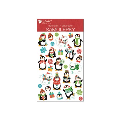 Samolepka dekorační 25 x 14 cm, mědvědi a tučňáci nakoupit u OBI