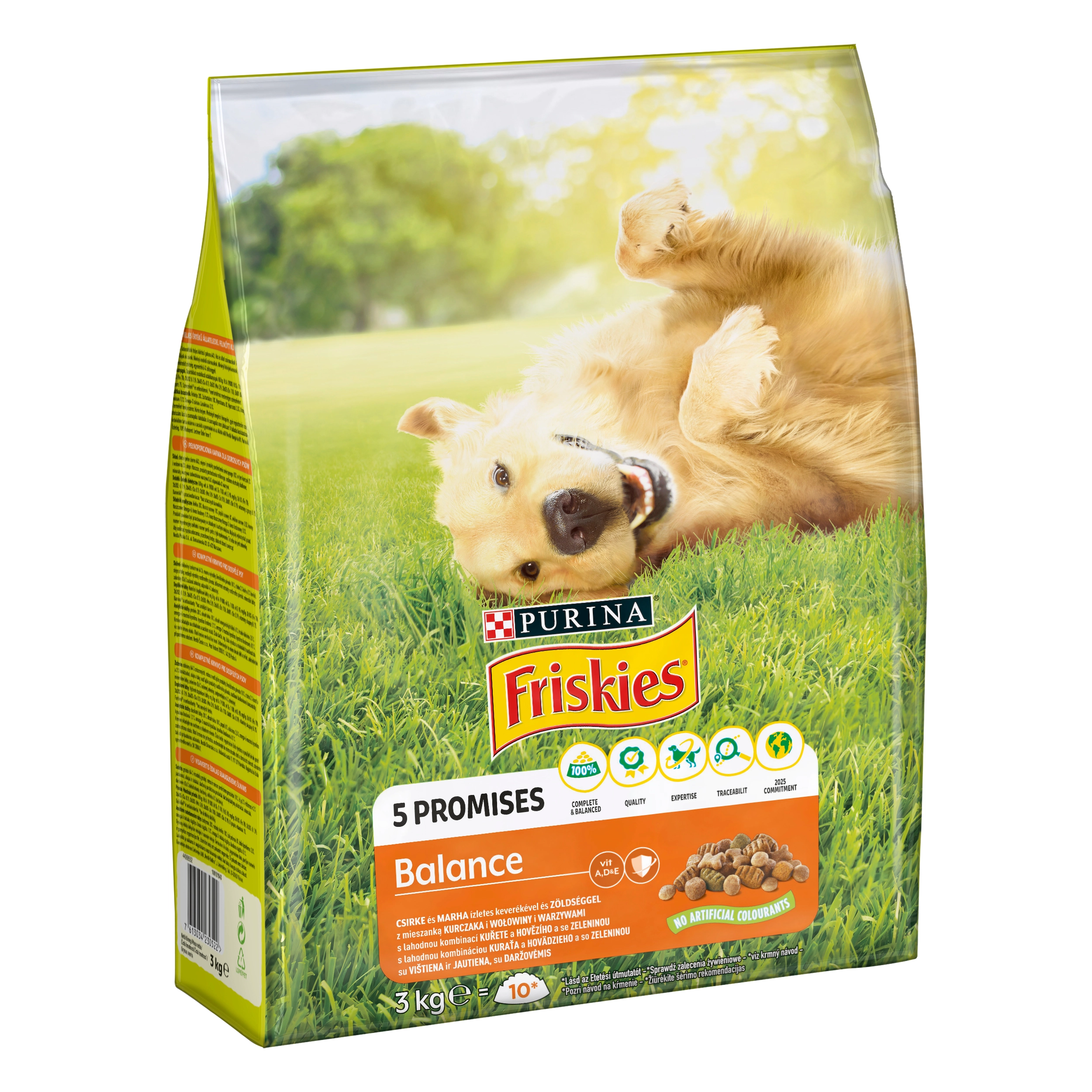 Purina Granule pro psy Friskies Balance s kuřetem, hovězím a zeleninou ... Purina Granule pro psy Friskies Balance s kuřetem, hovězím a zeleninou ...